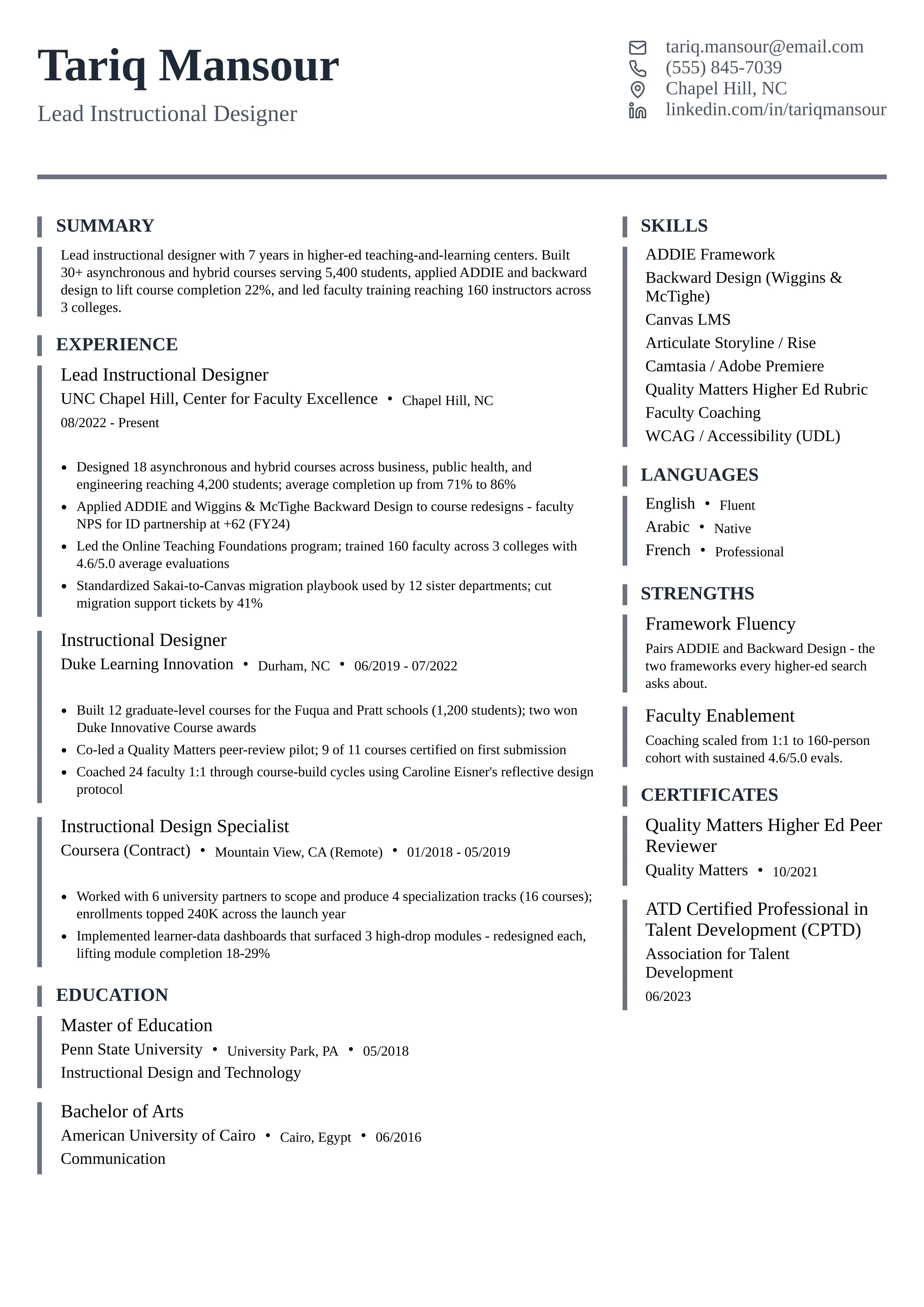 28 Academic CV & Resume Examples & Guide for 2026